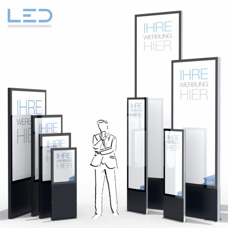 LED Leuchtreklame F200, Panneaux publicitaires, Totems