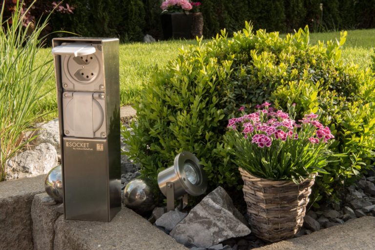 Steckdosensockel ESOCKET 350 Gartenstromverteiler IP21 / IP55