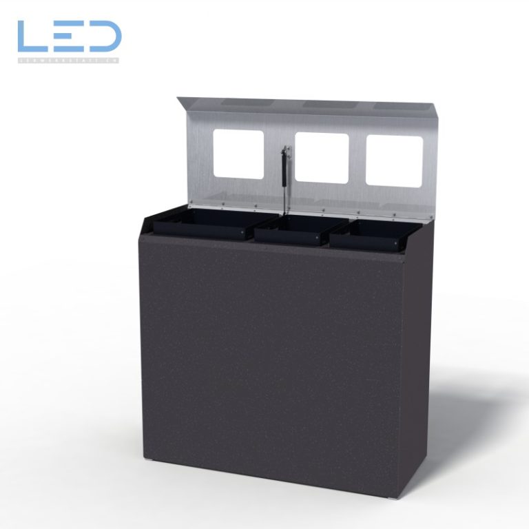 C3-Bin Recyclingstation, Wertstoffbehälter, Abfallsortierbehälter