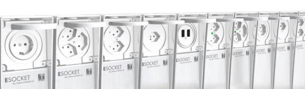ESOCKET 350-F Color Anschlusssäule, Edelstahl IP21 IP55 NEVO