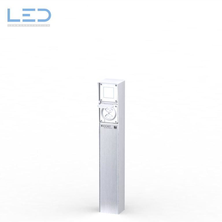 ESOCKET 350-F Color Anschlusssäule aus Edelstahl IP54 Feller NEVO