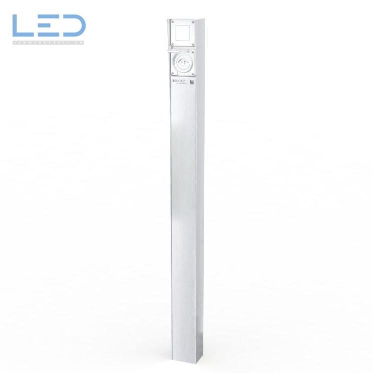 ESOCKET 350-F Color Anschlusssäule aus Edelstahl IP54 Feller NEVO