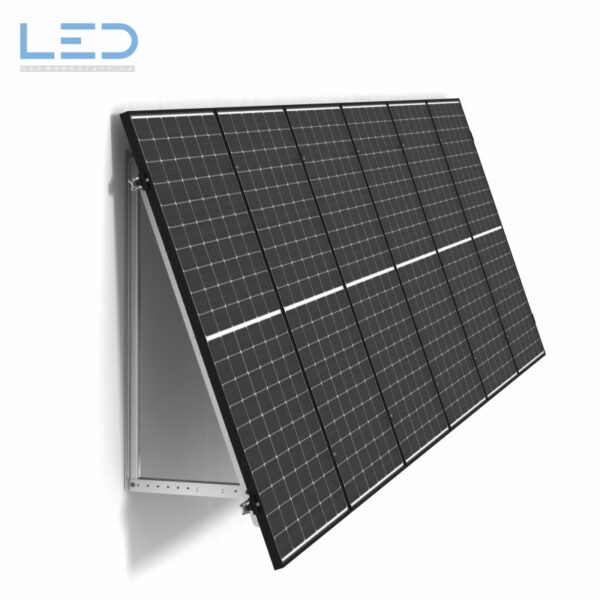 Wand PV-Anlage Set 20° oder 30° aus Edelstahl für K2 System
